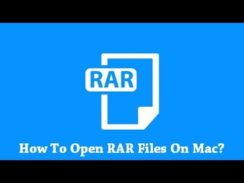 How To Open RAR Files On Mac Computer? - YouTube