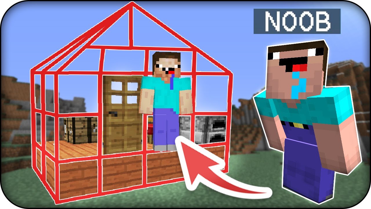 NOOB VS CASA NOOB de KEIFER 😂 MINECRAFT TROLL + ROLEPLAY | LAS ...