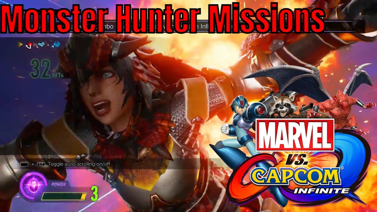 Marvel vs Capcom: Infinite -Monster Hunter Missions - YouTube