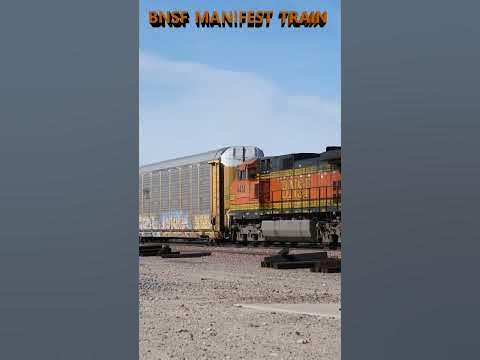 BNSF 6597 EB MANIFEST TRAIN MP 737 NEEDLES SUB - YouTube