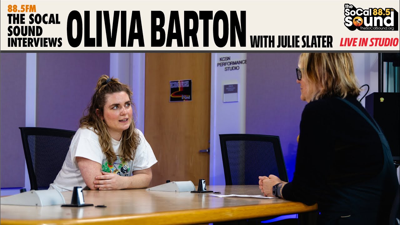 Olivia Barton Interview with Julie Slater (LIVE from 88.5FM The SoCal ...