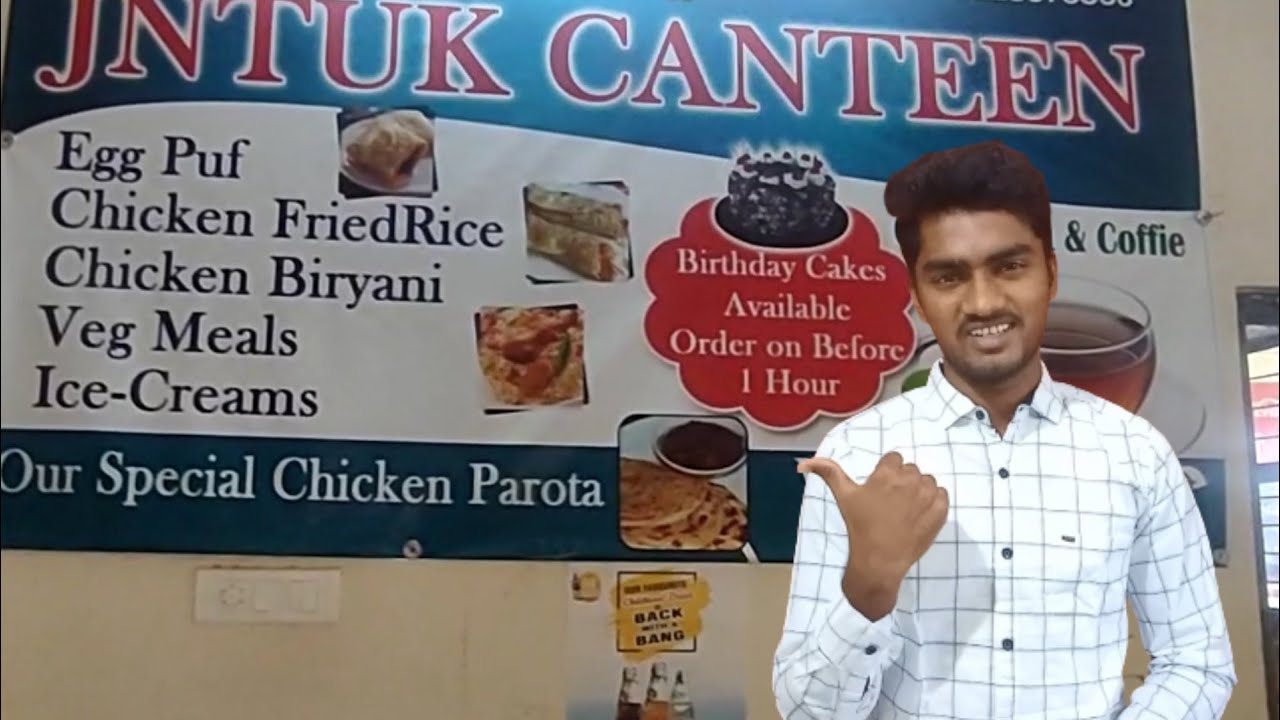 JNTUK Canteen || Kakinada || Madhu Indian Official - YouTube