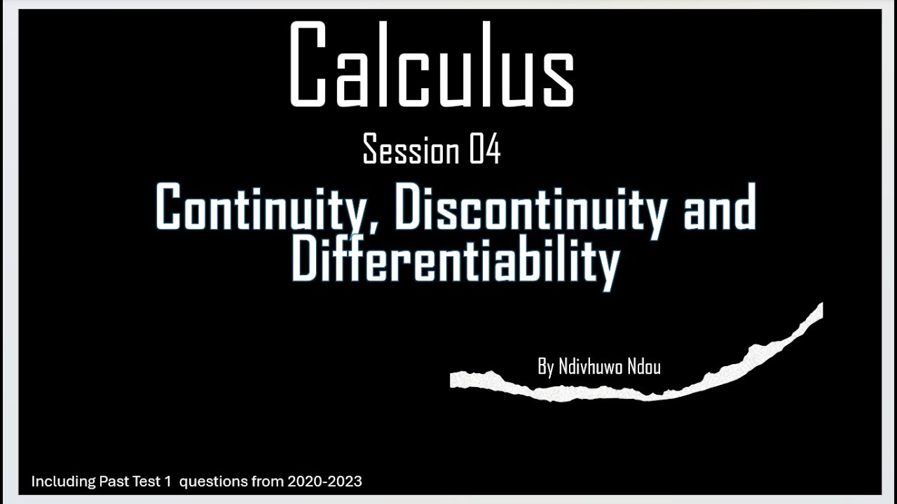 Calculus | Session 04 - YouTube
