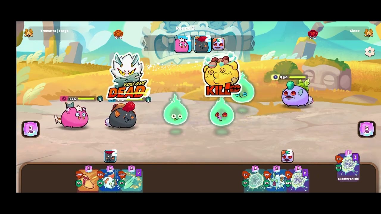 Level 2 cards showdown! My new favorite Axie team. Axie infinity ...