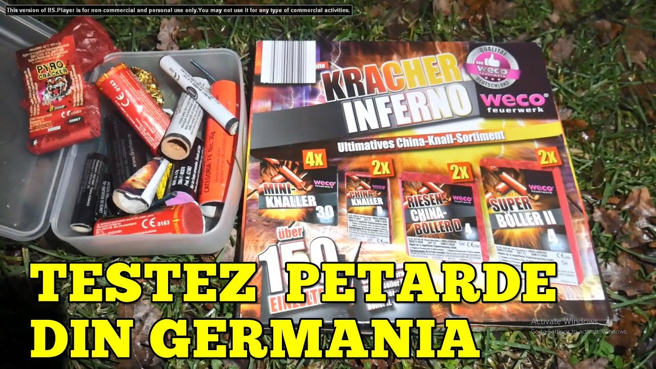 TESTEZ PETARDE NOI diferite din GERMANIA + BOMBE 30g + 18g 🧨🧨🧨 - YouTube