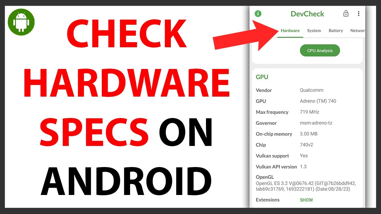 How to Check Hardware Specs on Android [QUICK GUIDE] - YouTube