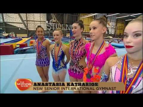 Le Ray Gymnastics -The Morning Show - Road to Rio RG segment August 16 ...