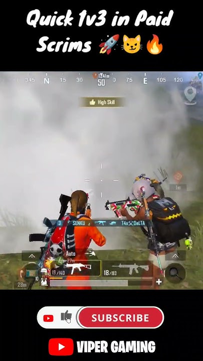 Quick 1v3 in Paid Scrims 🔥🚀😼⚡ #shorts #pubgshorts #bgmishorts#bgmi #pubg #t1scrims #vipergaming ...