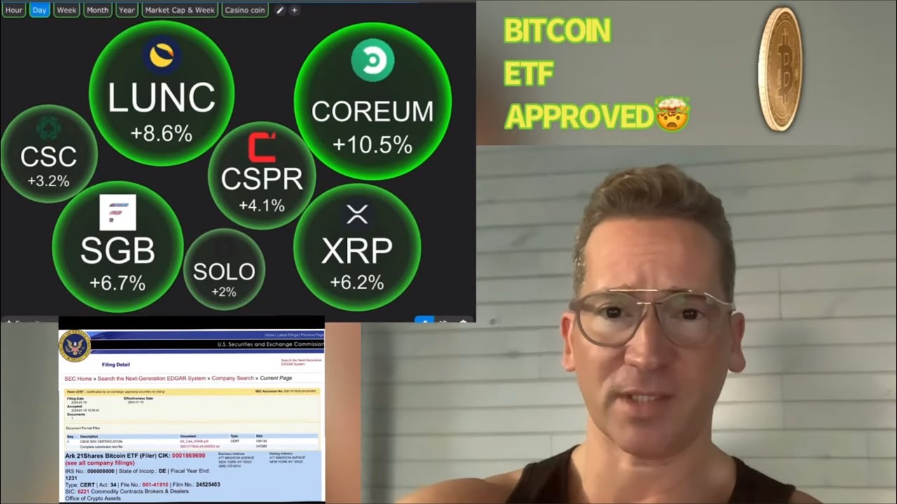 BITCOIN ETF APPROVED 🤯 NOW ALT COINS WILL PUMP WITH #BTC 🚀 - YouTube