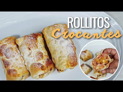ROLLITOS de 3 sabores: fresa, piña y banano | Postres o snaks - YouTube