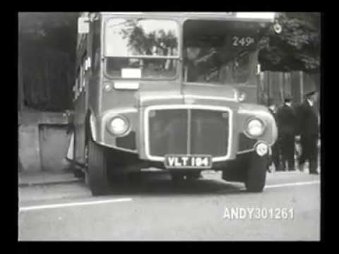 249a bus accident 1960 chingford mount - YouTube