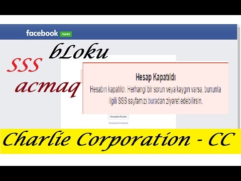 Facebook SSS blokundan çıxmağın yolu