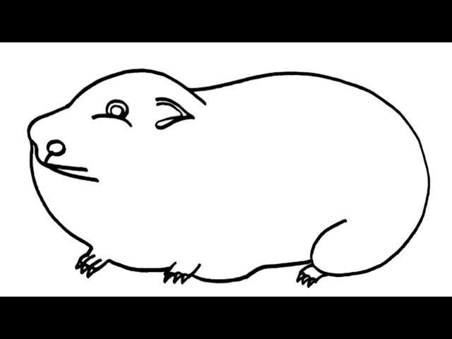 Lemming Drawing Step By Step