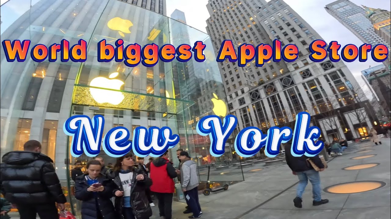 World’s biggest Apple 🍎 Store | New York | 🇺🇸| Ep 4 - YouTube