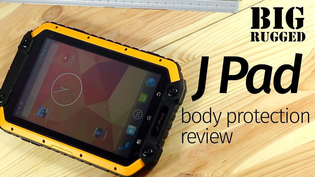 J Pad Rugged Tablet Computer body protection review - YouTube