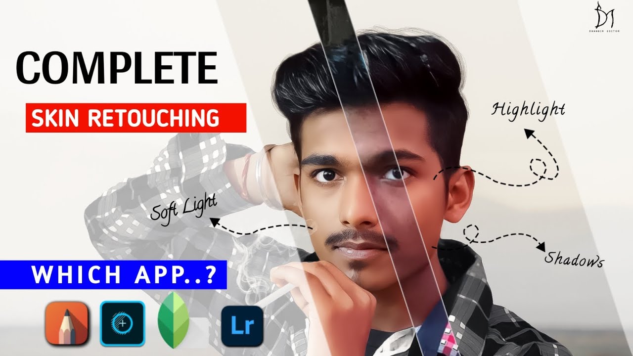 COMMENT SKIN RETOUCHING 😍 | Face Editing Apps | Face Smooth Kaise Kare ...