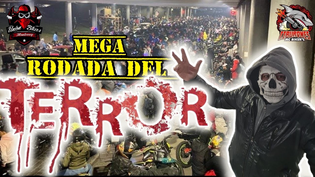 Mega RODADA del TERROR 2023 👹 | Union Bikers ☠️ | TIBURONES Mc Bikers 🦈 ...
