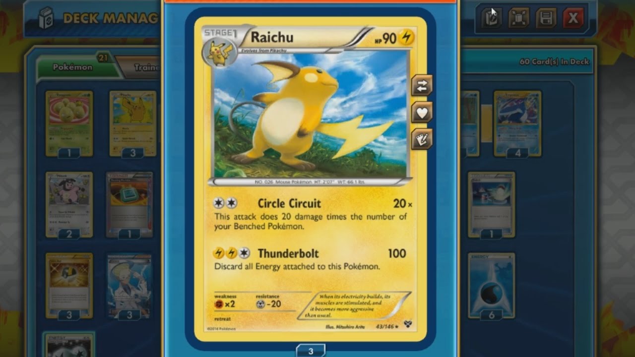 Pokémon TCG Online - Empoleon/Raichu Deck! - YouTube