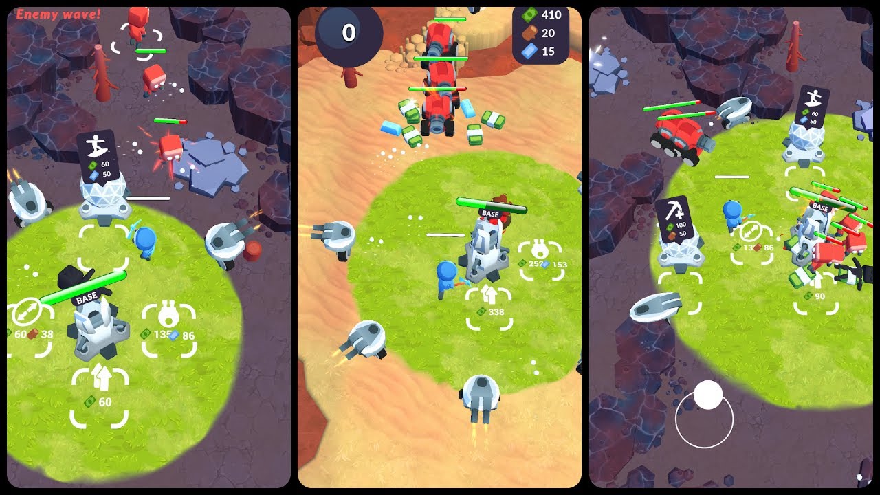 Turret War : Tactical Conquest Game Gameplay Video for Android - YouTube