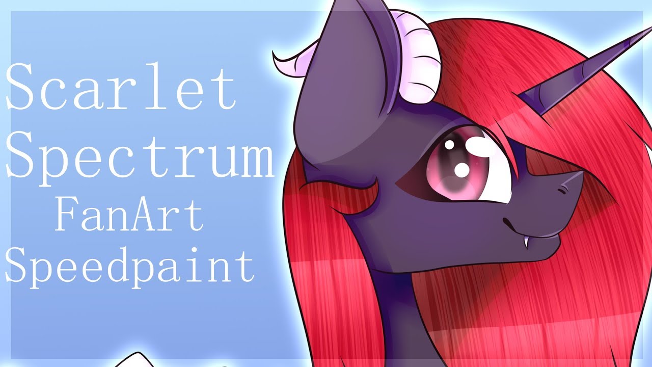 (FanArt) Scarlet Spectrum ~Speedpaint~ - YouTube