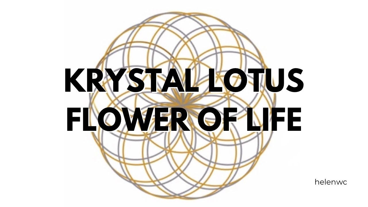 True Representation of Flower of Life: The Krystal Lotus Flower of Life ...