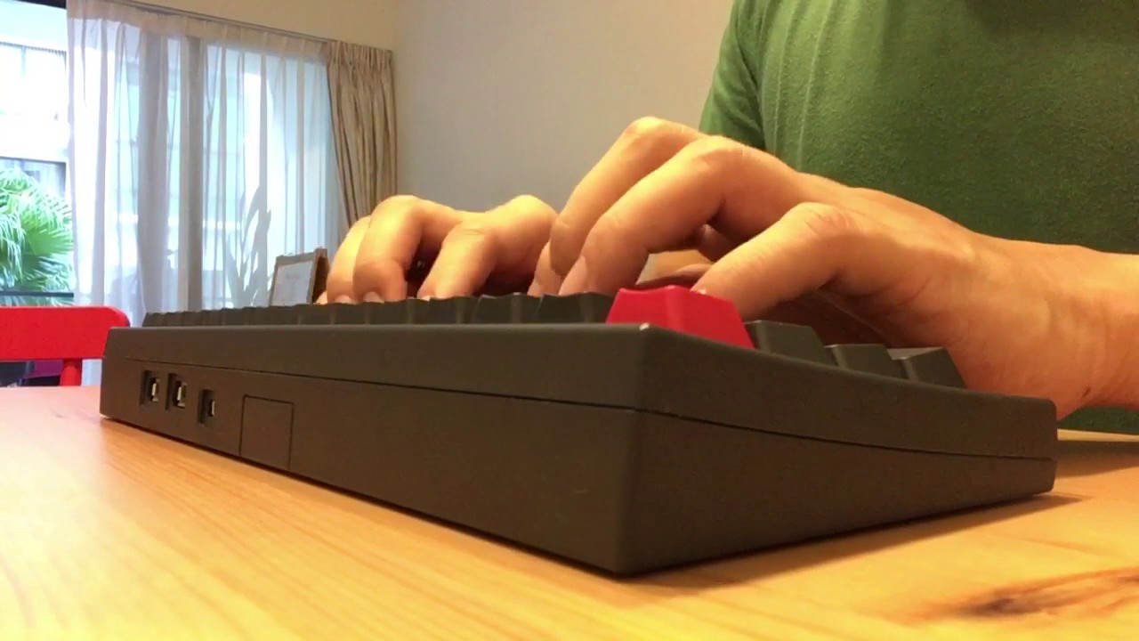 HHKB Pro 2 with Landing Pads and Lubed Sliders - YouTube