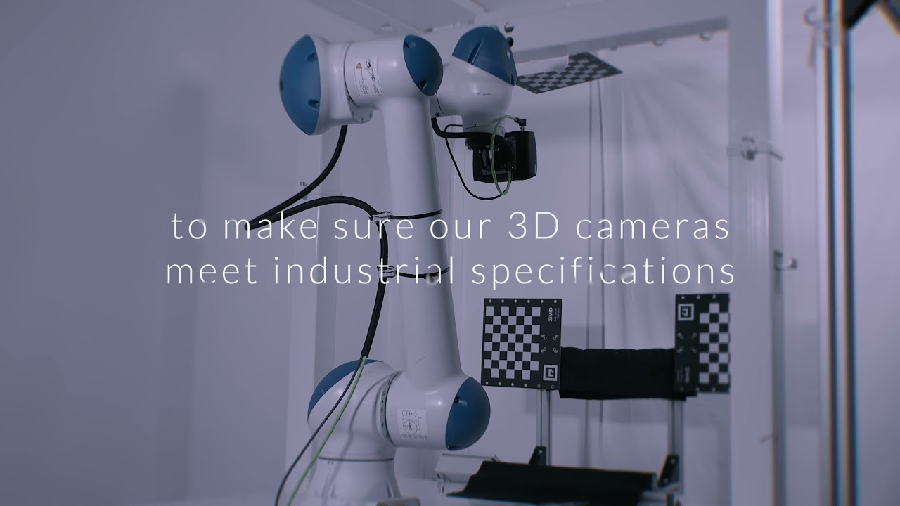 Industrial 3D color cameras for on arm robot mounting - by Zivid - YouTube