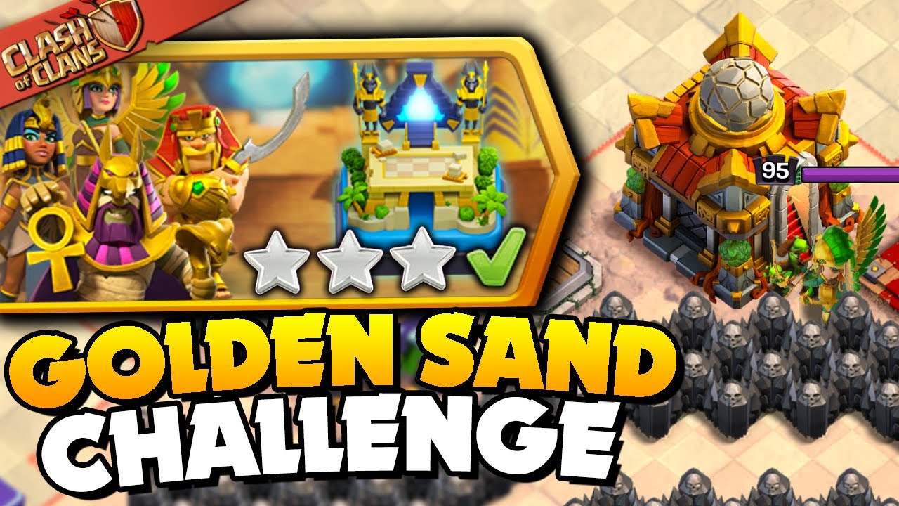 Easily 3 Star Golden Sand and 3-Starry Nights Challenge (Clash of Clans ...
