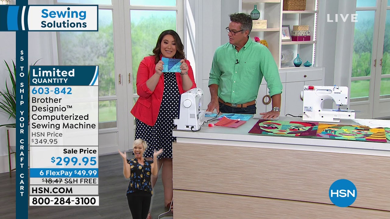 Brother Designio 240stitch Computerized Sewing Machine w... - YouTube