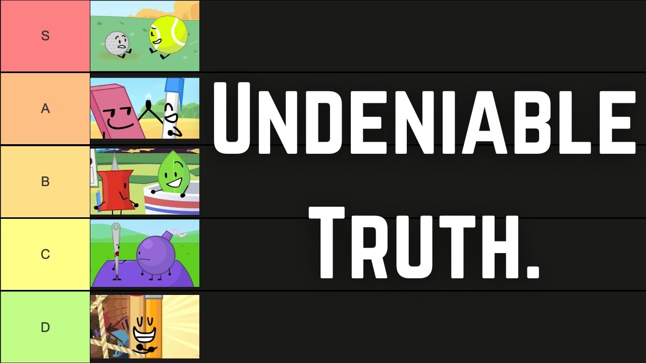 The Definitave BFDI Ships Tier List (True) - YouTube