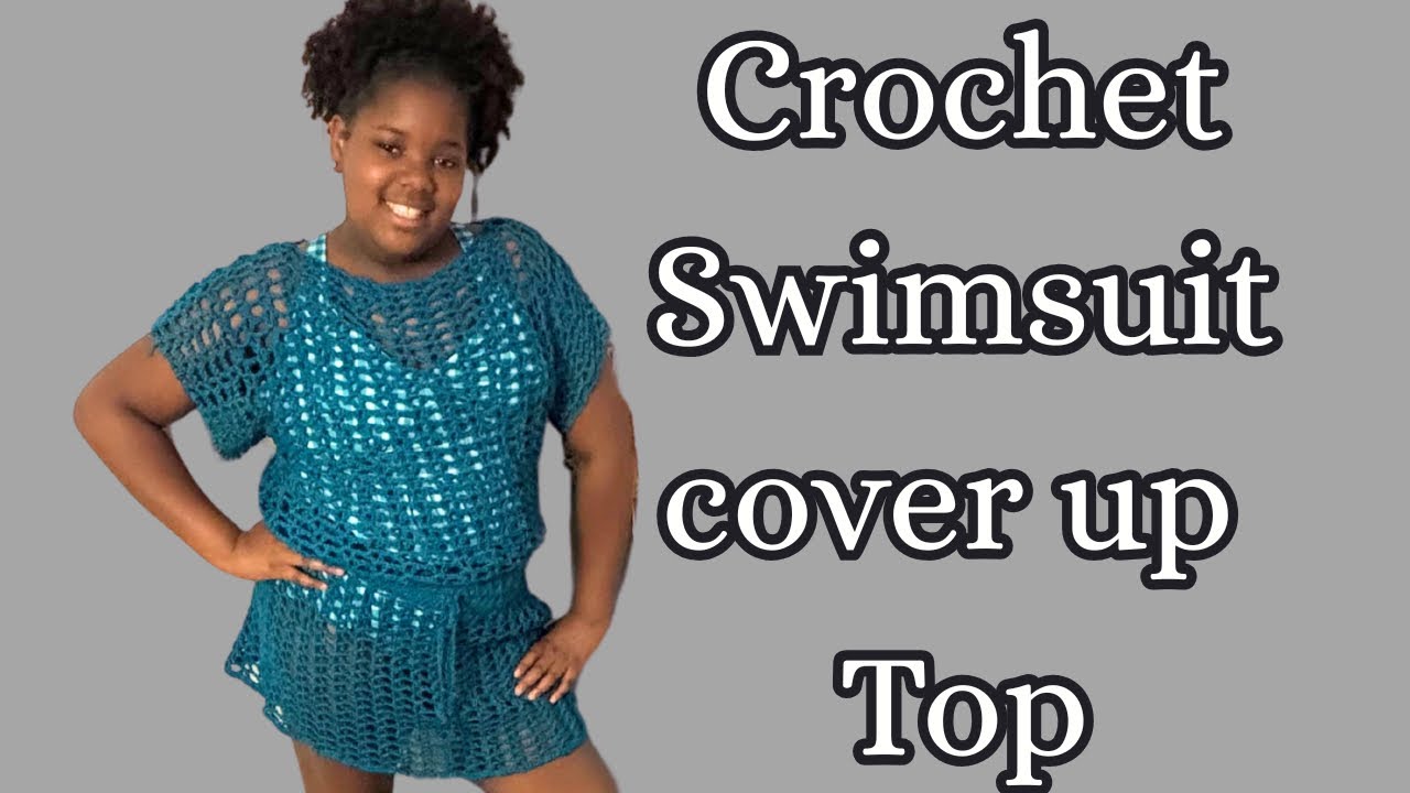 Easy Crochet Swimsuit Cover-Up Top | Beginner-Friendly Summer Top ...
