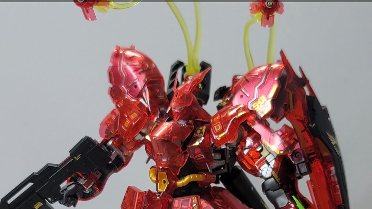 rg sazabi clear color 1/144 gundam bandai #gundam #gunpla #高達 - YouTube