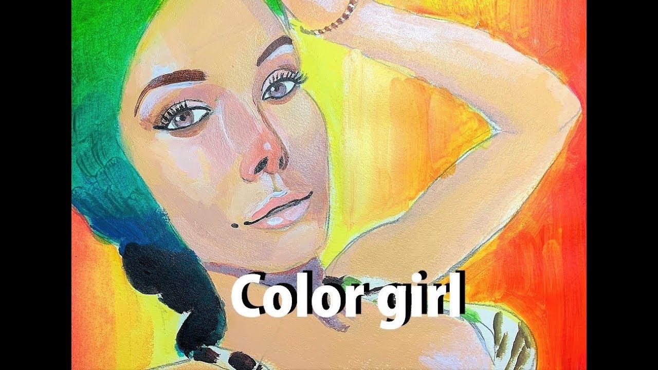 Color girl - YouTube