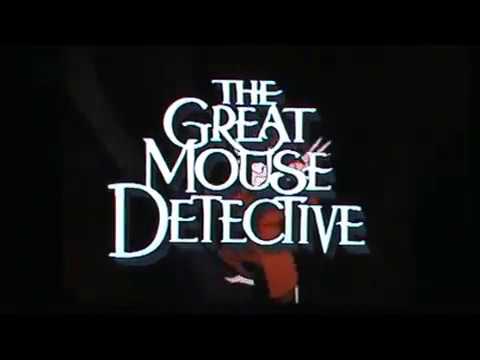 CMGUS VHS DVD PREVIEW: DISNEY THE GREAT MOUSE DETECTIVE 1986 SHERLOCK VINCENT PRICE RATHBONE 1986