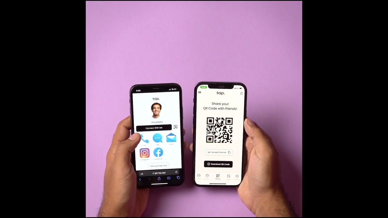 Share Your Tap via QR Code - YouTube
