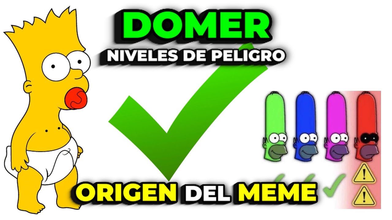 DOMER Niveles de Peligro ⚠️ ORIGEN del MEME - YouTube