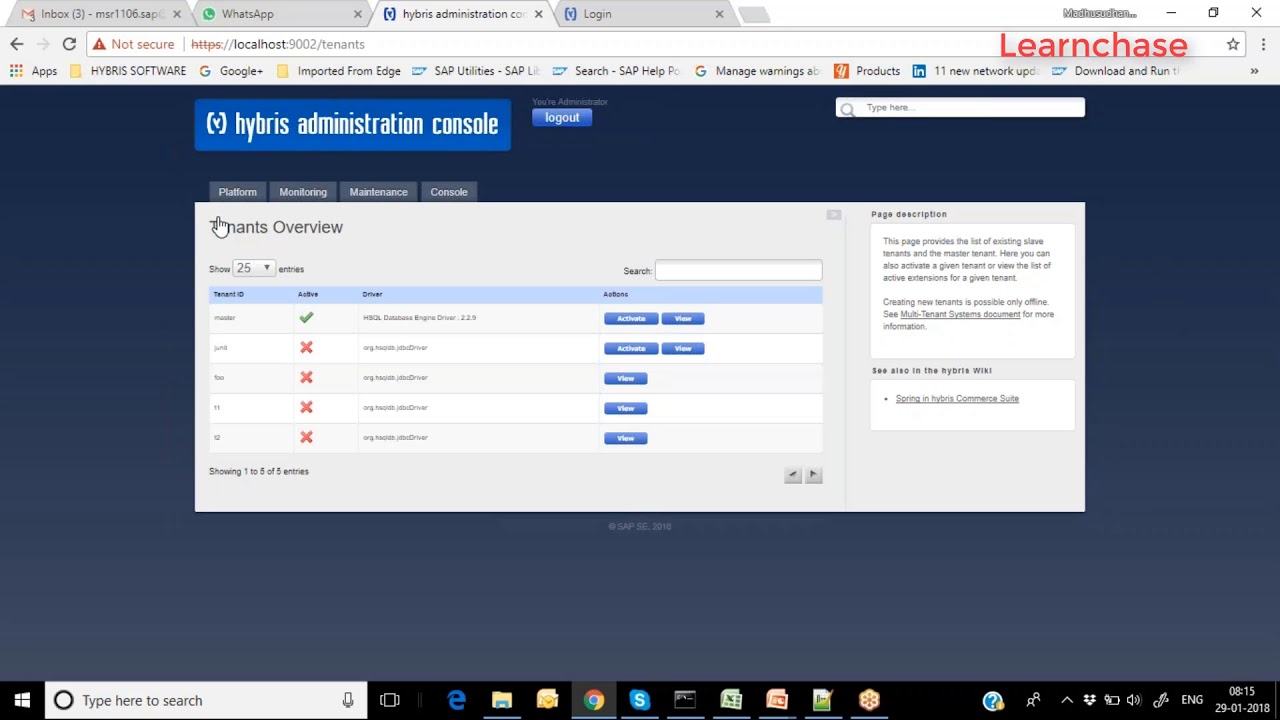 SAP HYBRIS HAC Overview UNIT4 - YouTube