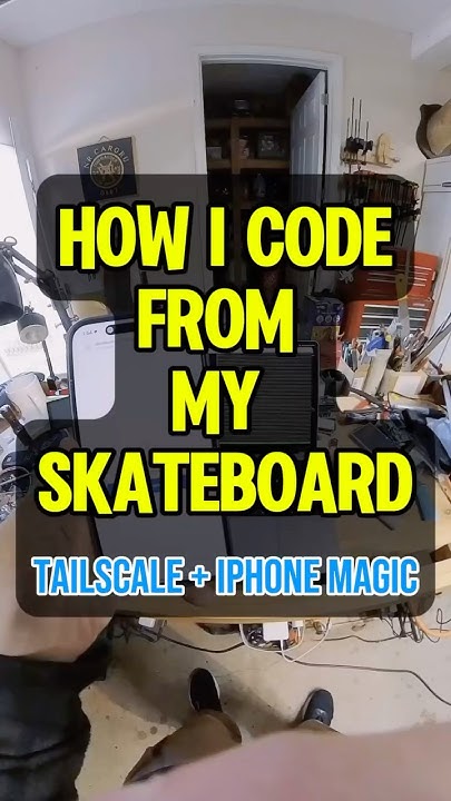 Theres a special way I use to code from my skateboard on the go 👨‍💻 🛹 ...