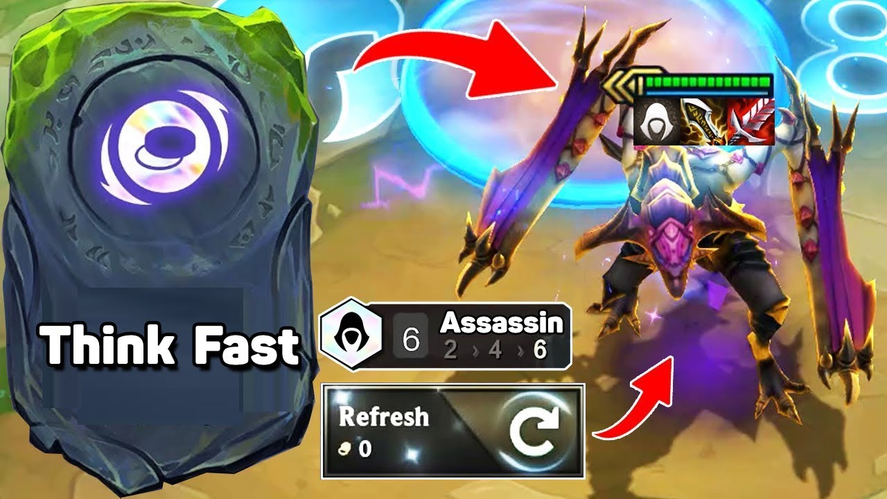 Free 3 Star Sy'fen 6 Assassin with " Think Fast " | TFT SET 7 - YouTube