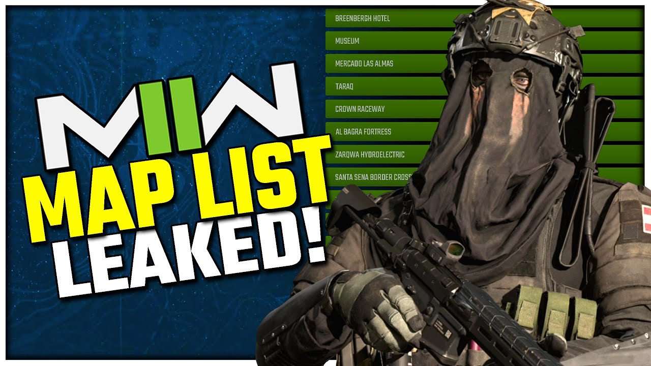 Are 11 Core Maps at Launch Enough? | (MWII Map List Leaked) - YouTube