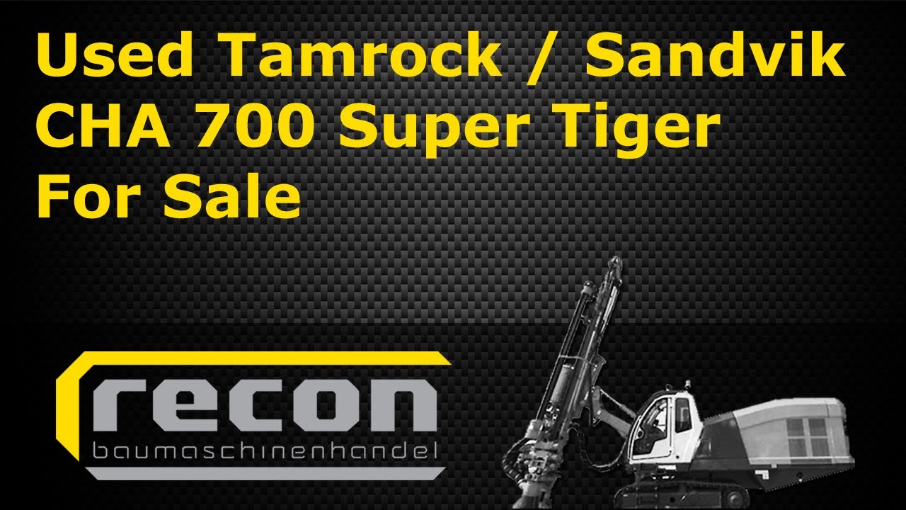 Used Tamrock CHA 700 - 2007 - Sandvik Super Tiger For Sale - Blasthole ...