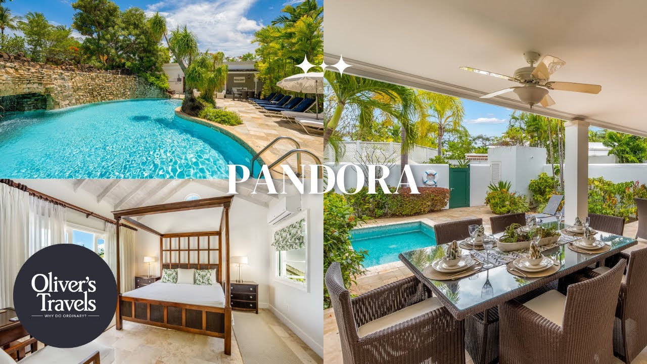 Sit and relax in Caribbean heaven at Pandora | Barbados - YouTube