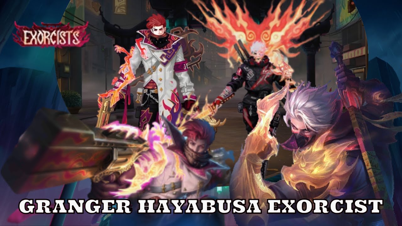 HAYABUSA EXORCIST & GRANGER EXORCIST SKIN MOBILE LEGENDS || MLBB ...