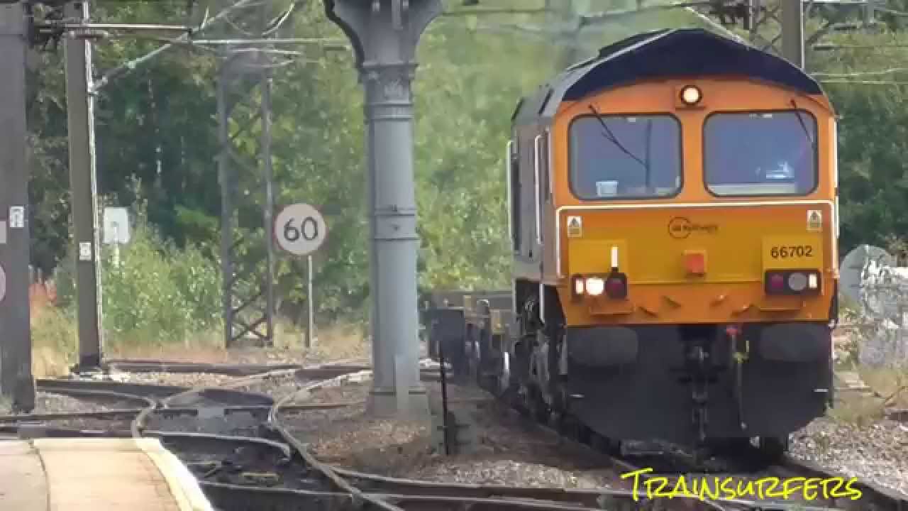 GBRf Class 66 No. 66702 on 4Z70 Doncaster D.D - Trafford Park @ Guide ...