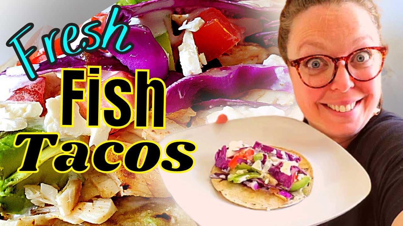 Spicy Jack Fish Taco Recipe | Catch and Cook with Lime Sauce - YouTube