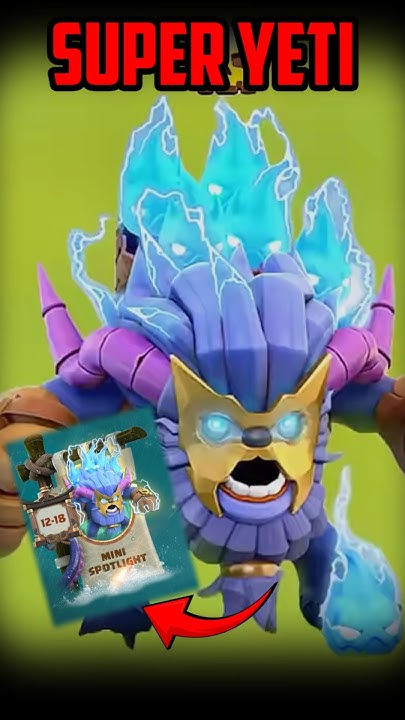 SUPER YETI COMING IN MAY UPDATE!?🥶 #clashofclans #shorts - YouTube