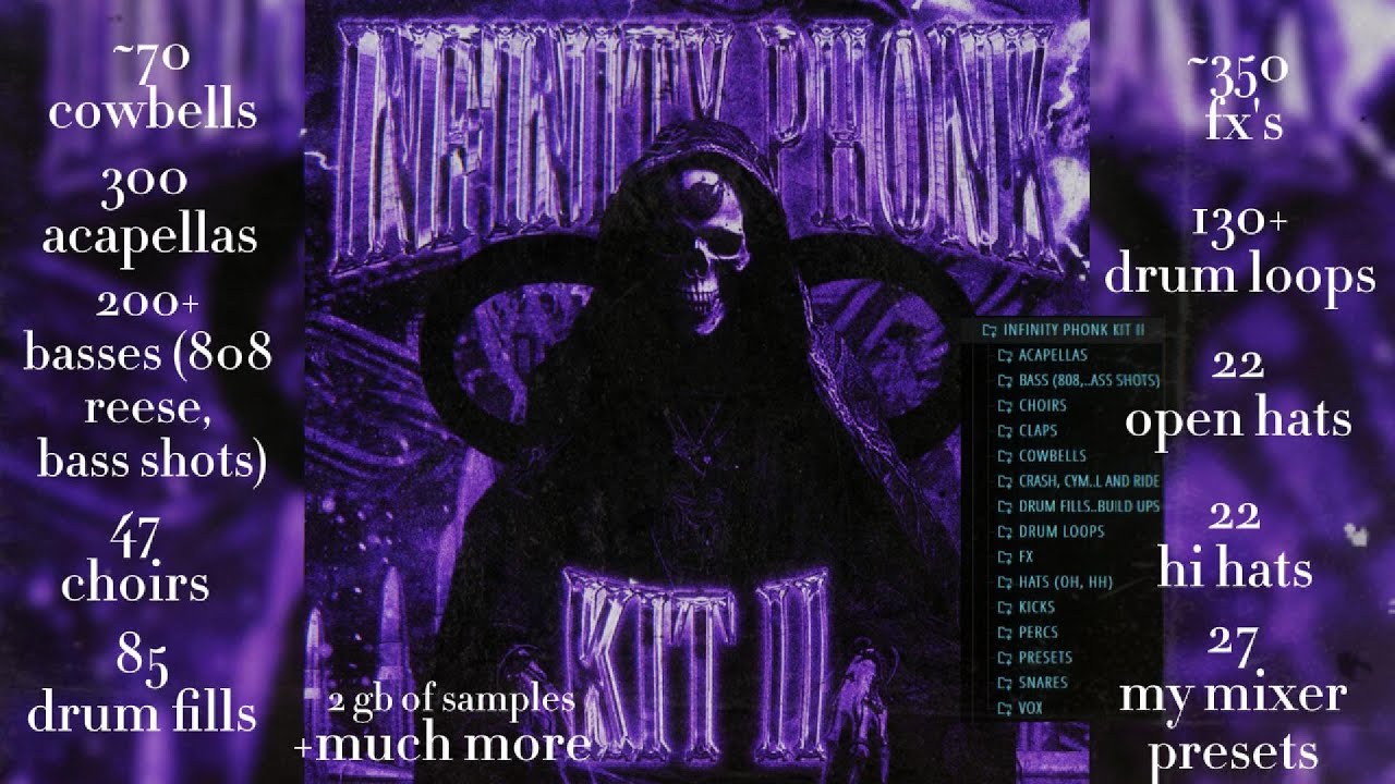 INFINITY PHONK KIT II (MASSIVE FREE PHONK SAMPLE PACK) - YouTube