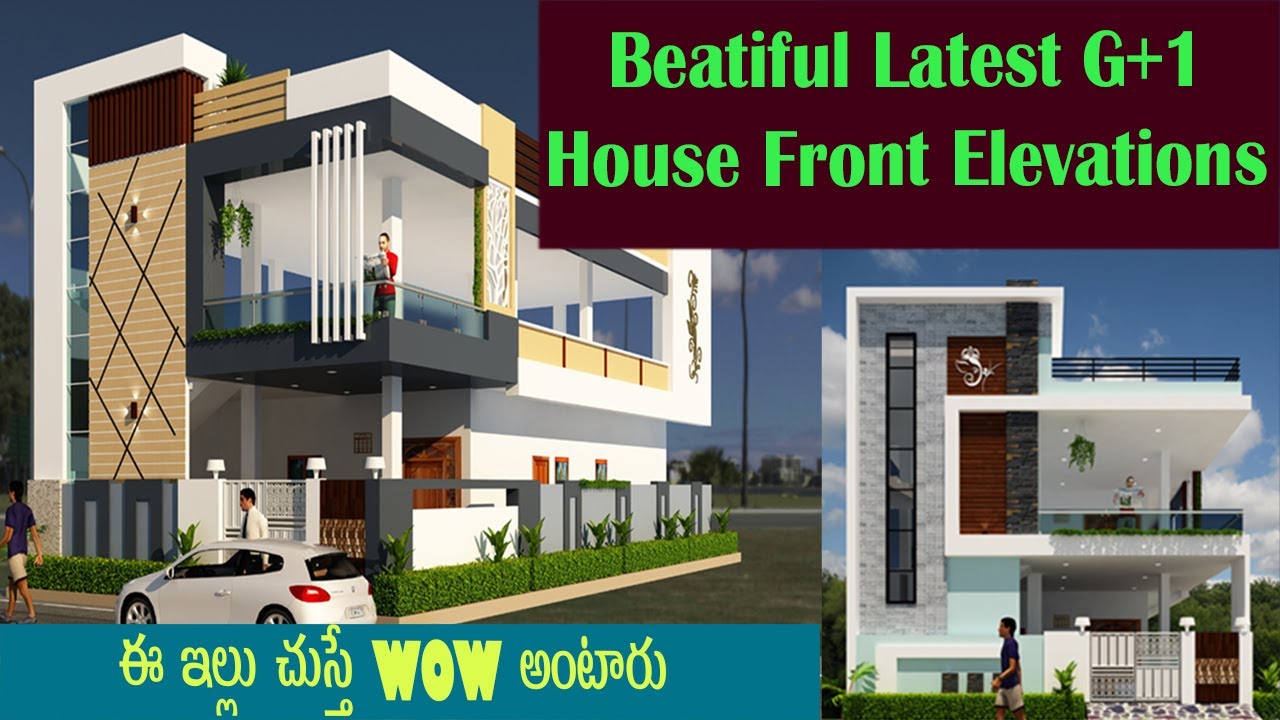 🔥 Trending Modern Beautiful two floor Front house Elevation Design 2022 ...