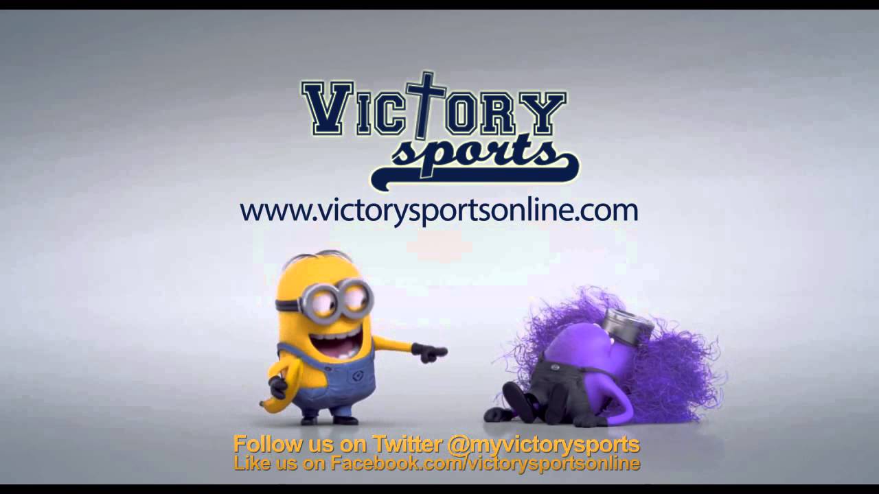 Minions go 'bananas' over Victory Sports! - YouTube