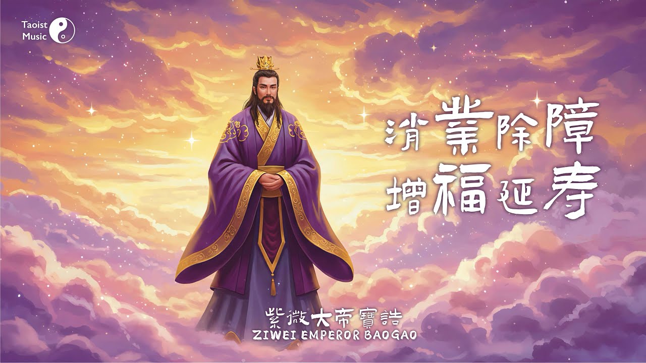 聆聽「紫微大帝寶誥」，幫助消業除障，增福延壽，寬恕罪愆！Taoist Litany to the "Ziwei Great Emperor ...